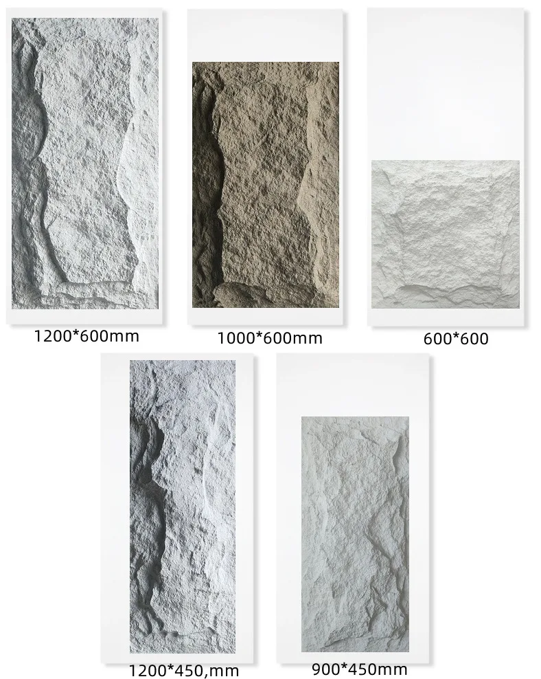 Indoor Outdoor Faux Stone Artificial Light Weights Slate Stone 3d Wall ...