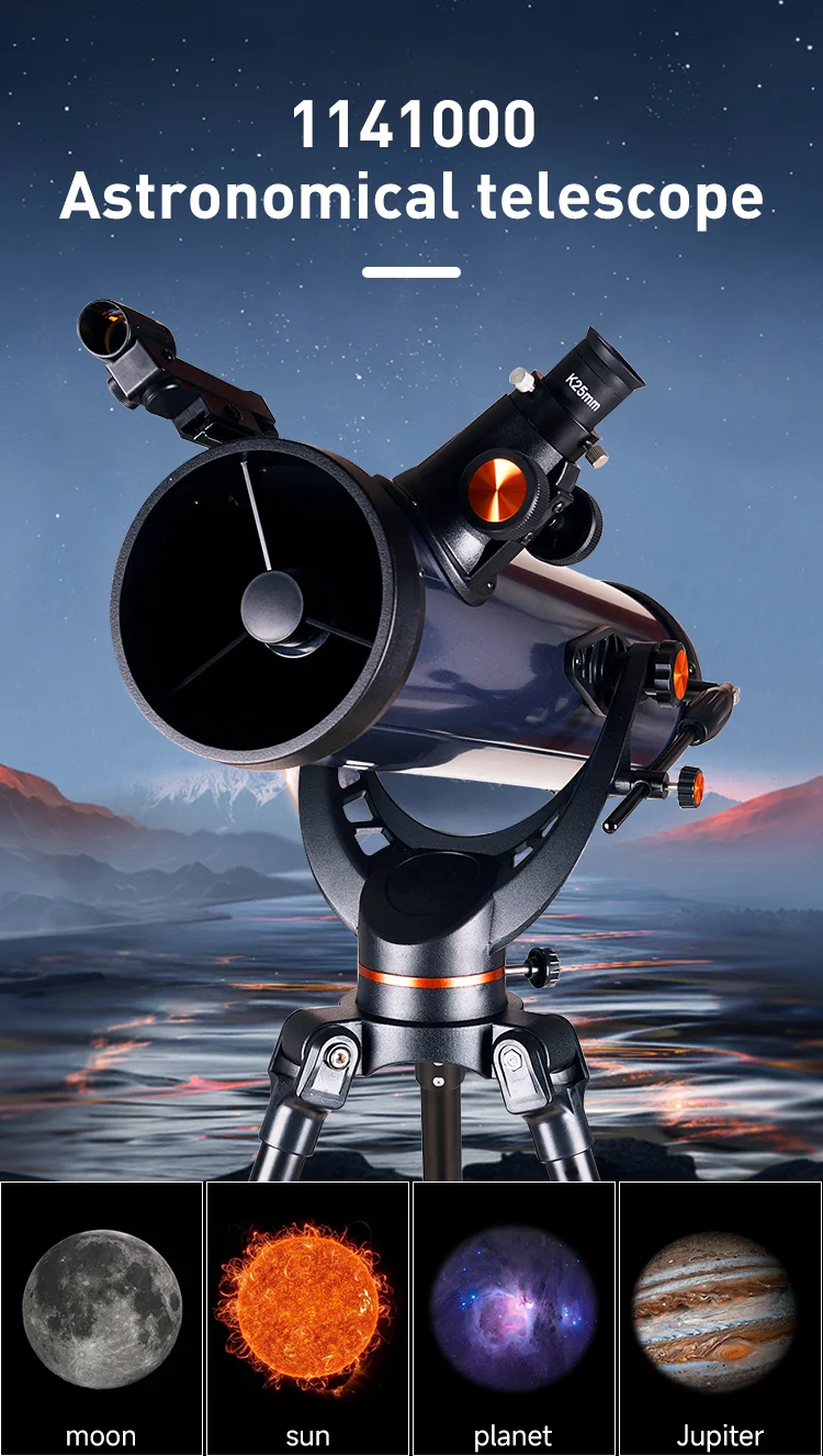 Outdoor Portable HD Long Distance Space Astronomy Monocular Telescope ...