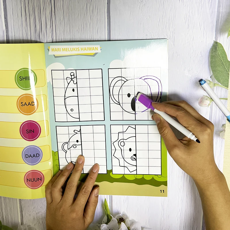 Custom Children Alphabet Letter Abc Learn To Write Preschool Practice ...