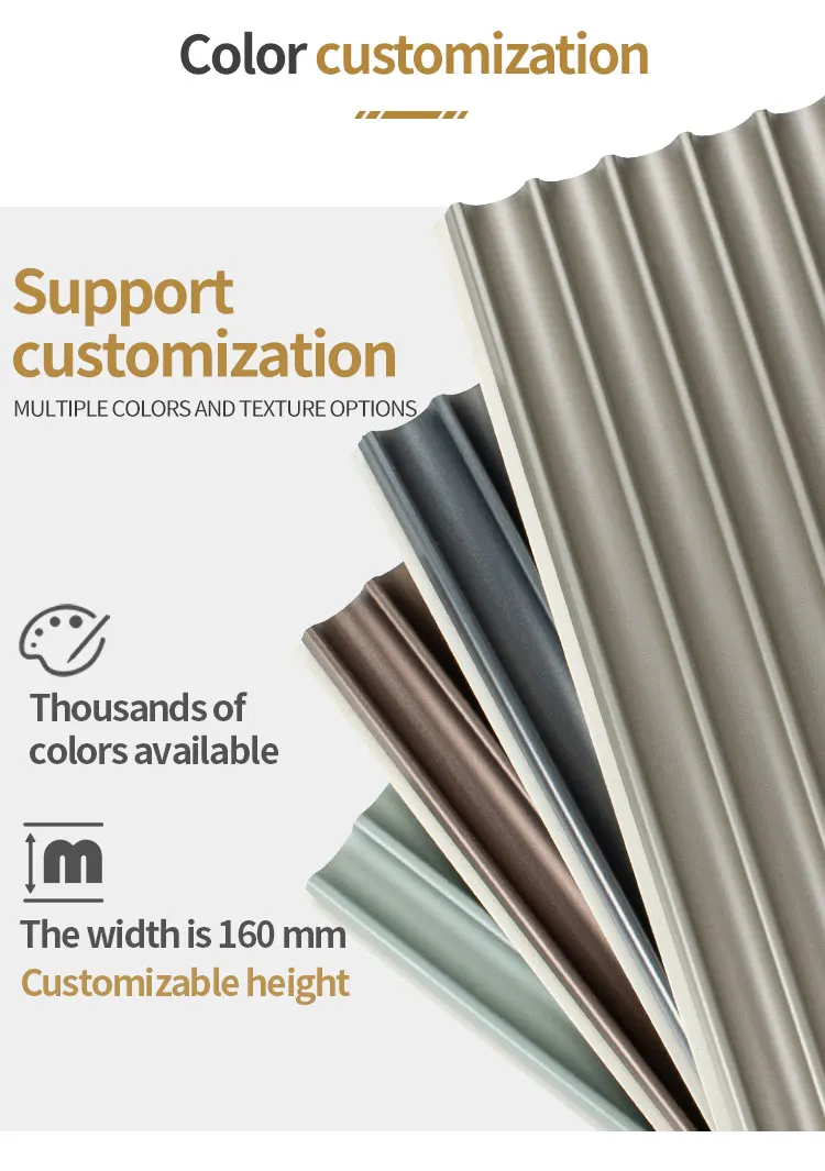 Cladding Wood Pvc Wpc Interior Panel Half Round Amer Fluted Panels Wall ...