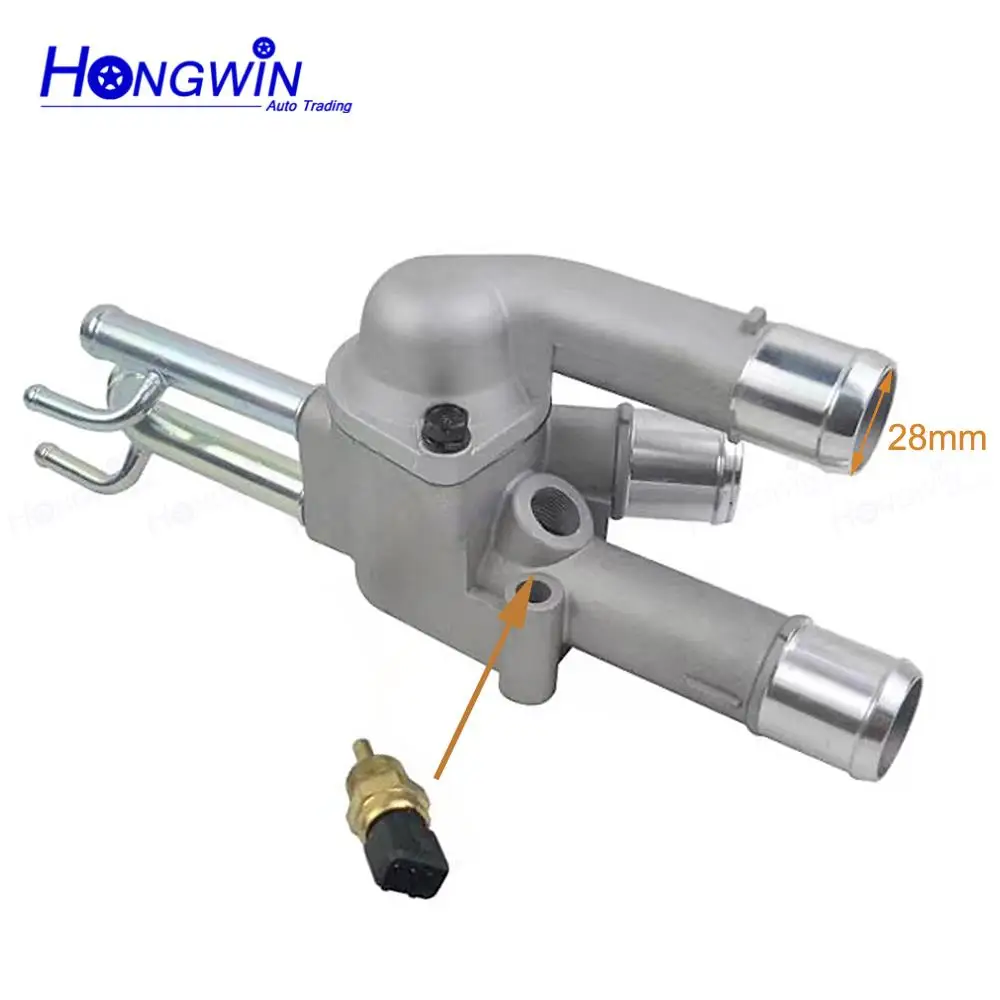 正品编号: 25600 23640冷却液恒温器外壳适合H-yundai T-ucson Elantra K-ia Soul Sportage ...