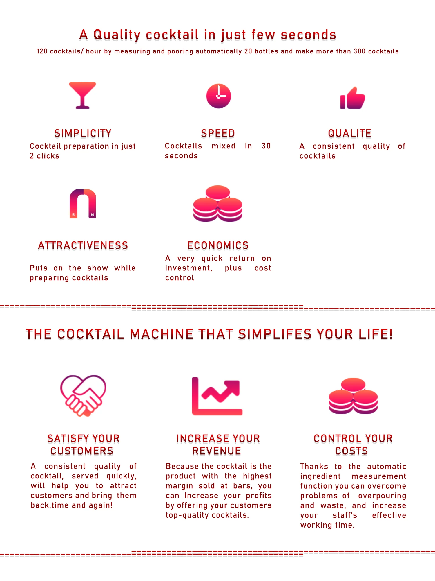 16ways Automatic Cocktail Machine - Efficient Drink Dispensing