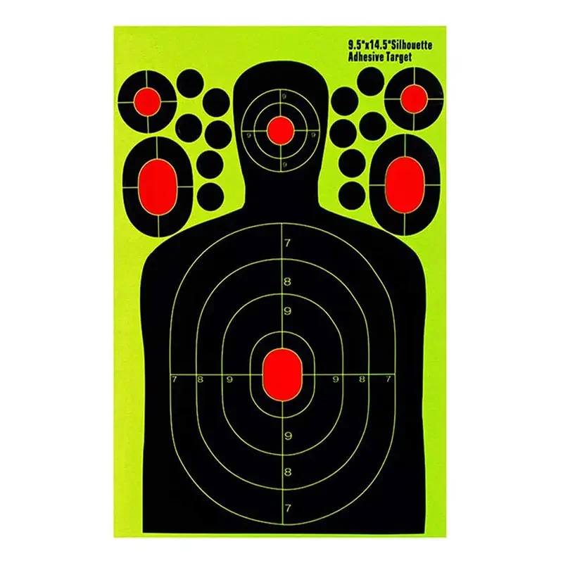 Custom 12x18 Inch Shooting Targets Silhouette Splatter Target Splatter ...