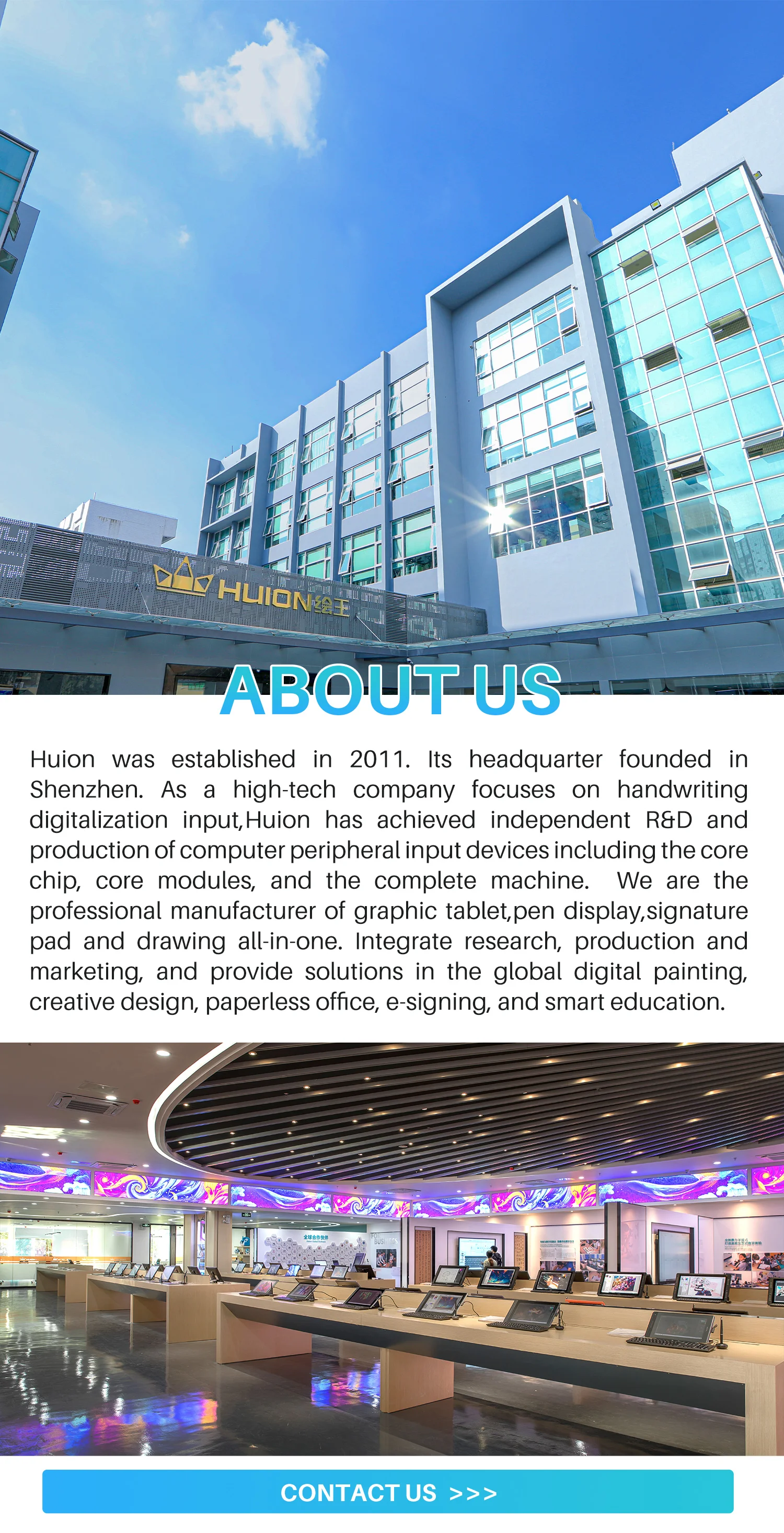 HS610 Huion Graphic Drawing Tablet - Professional & Precise