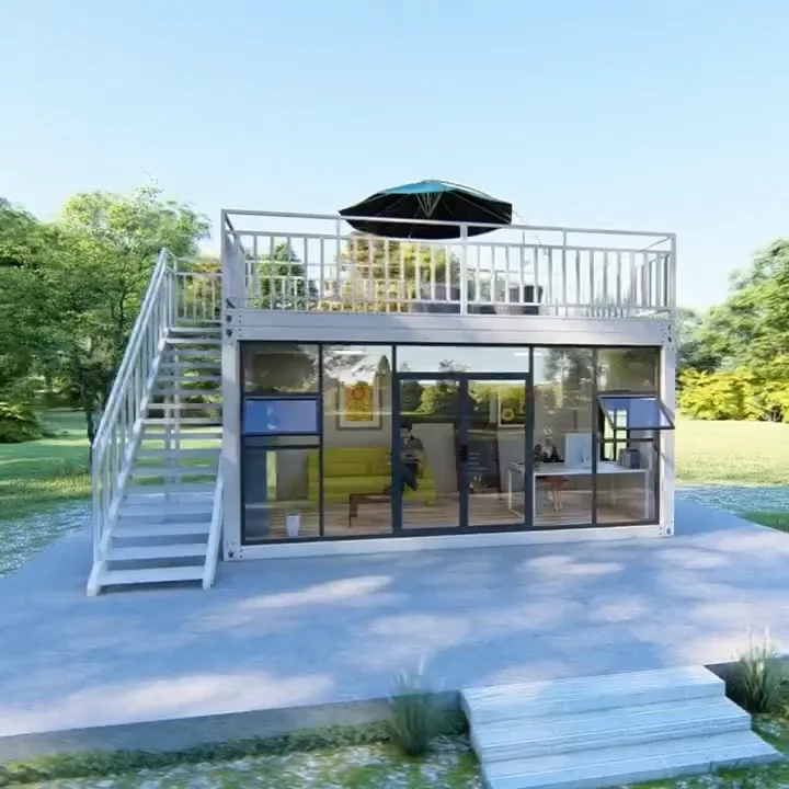 Container Houses And Modern Prefabricated Houses Villa House With Steel ...