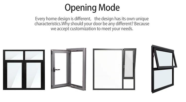 Australia House Aluminum Alloy Casement Windows - Durable & Efficient