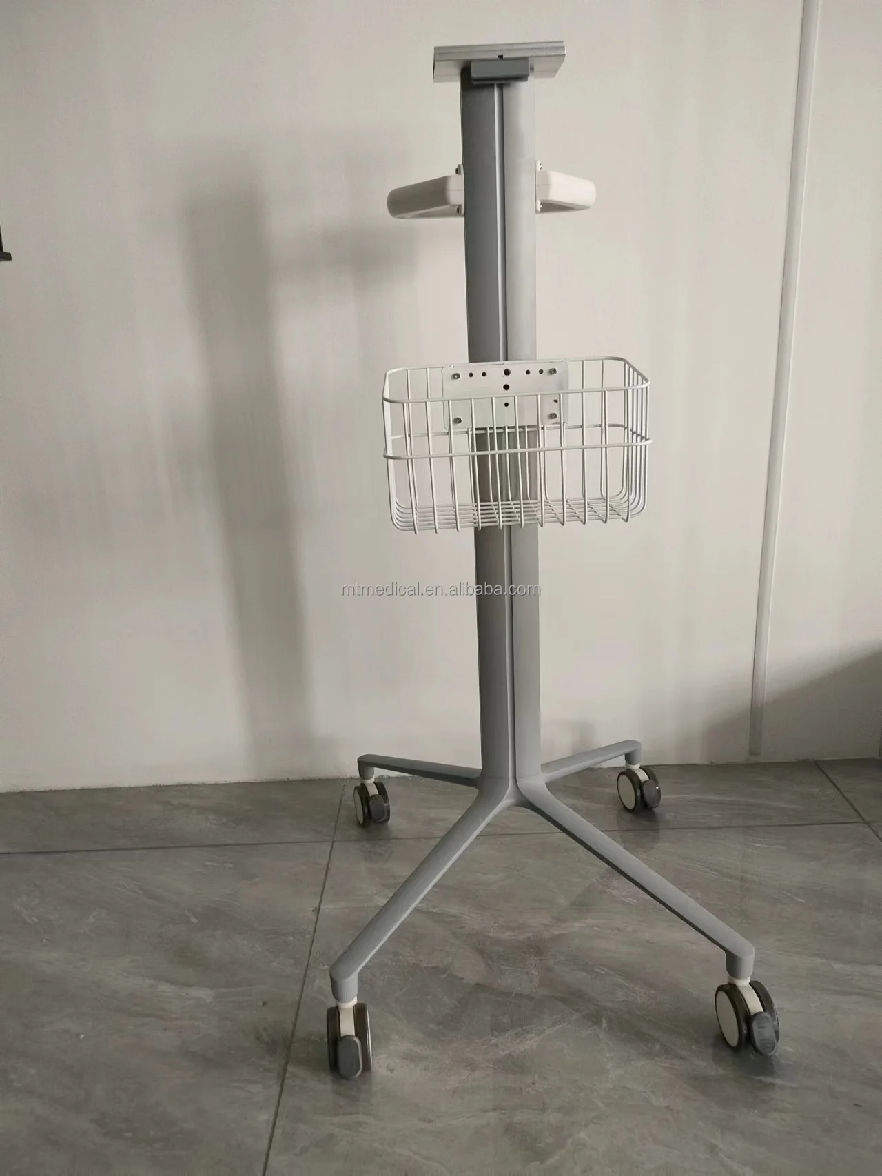 MT MEDICAL Monitor Stand Stainless Steel Mobile Patient Monitor Trolley ...
