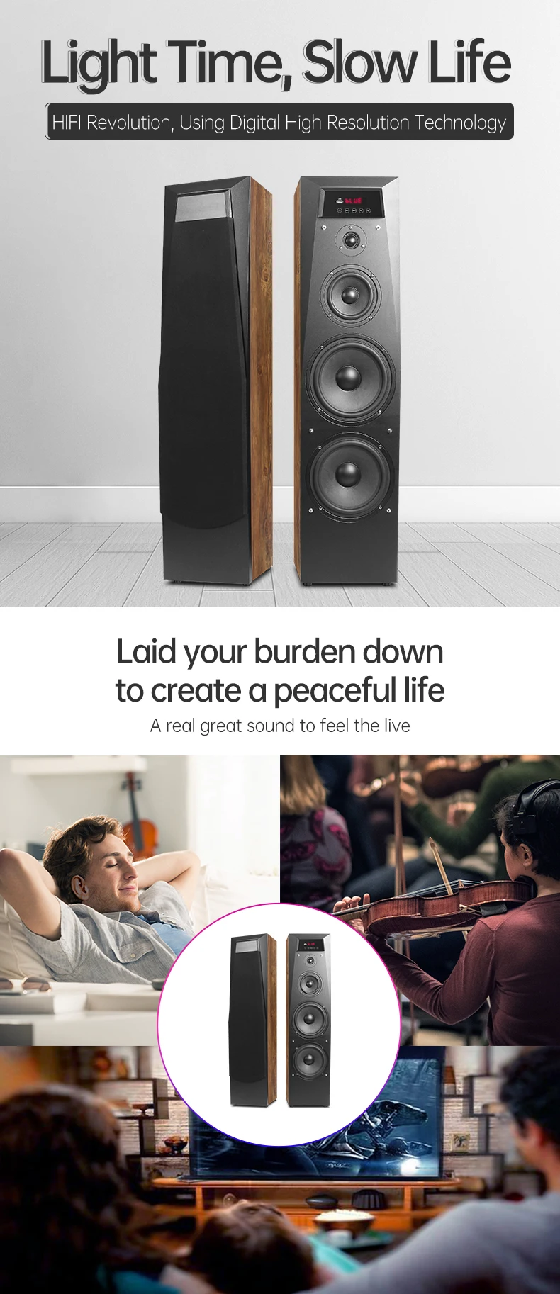 Hyper Sound 2.0 Hi-Fi Home Theater System - BT Karaoke Amplified Stereo ...