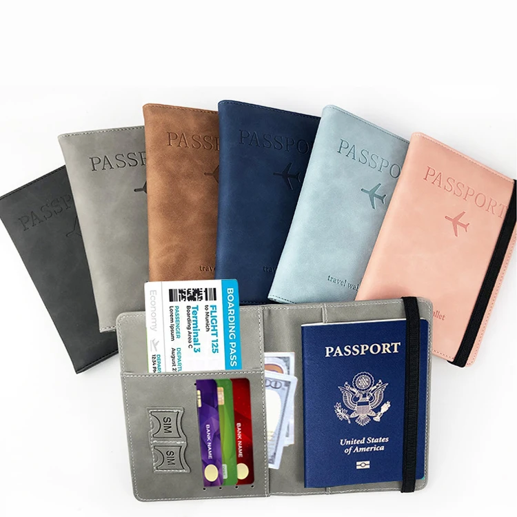 Wholesale Custom Logo Passport Cover - Multifunction Travel Wallet