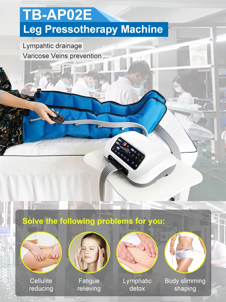 Pneumatic Compression Device for Legs - Hand Held Pressotherapy Unit