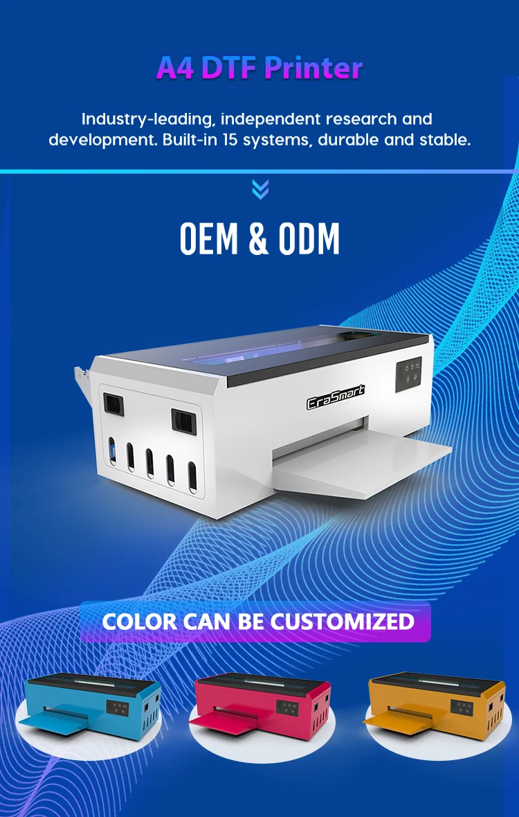 A4 DTF Printer - Efficient Custom Sticker & T-Shirt Printing
