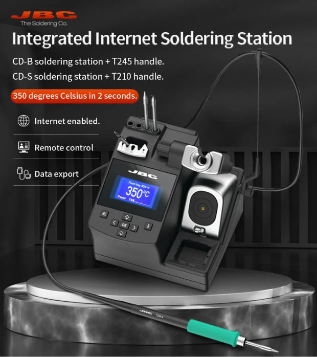 Wholesale Digital Display Rework Welding Equipment Jbc Cd-2bhqf Soldering Iron Station For ...