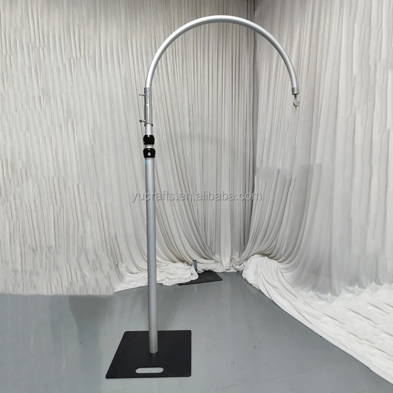 Wedding Adjustable Chandelier Floor Stands Chandelier Metal Frames Pipe ...