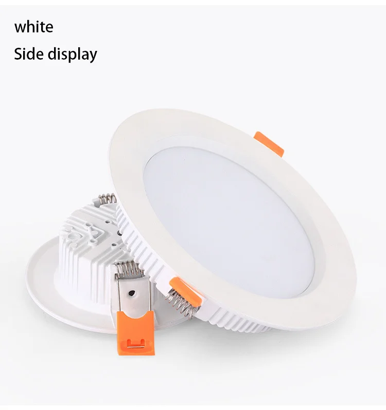 High Quality Indoor Spot Light Three Color Energy Saving Round Recessed ...