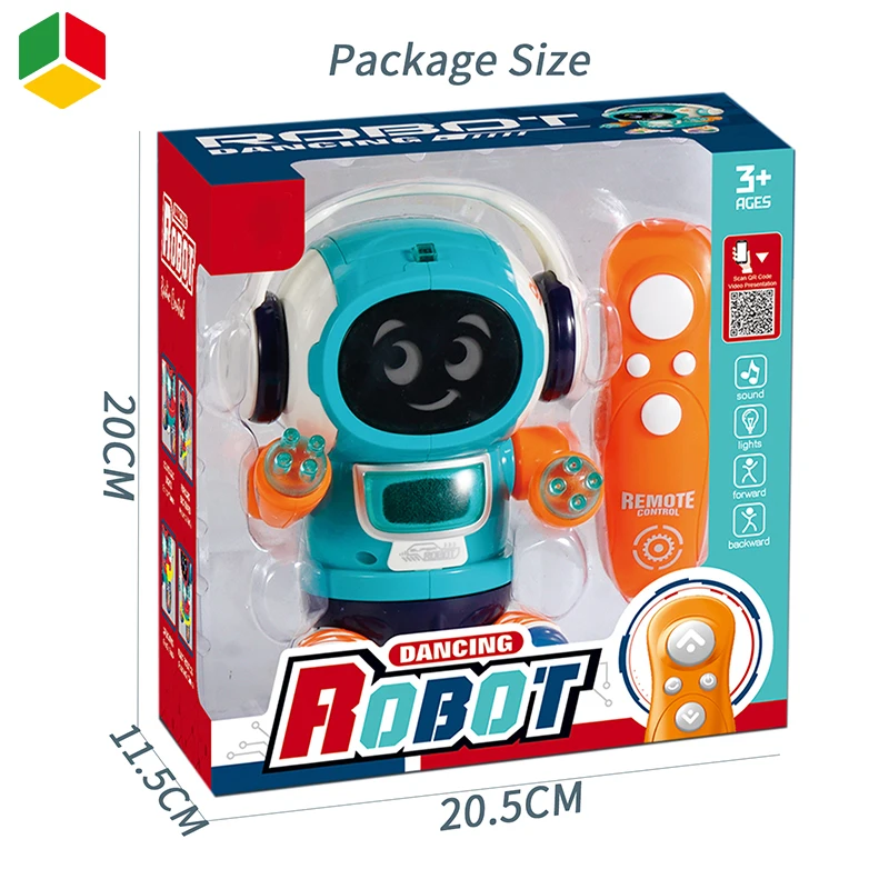 QS RC Hobby Robot Toys Kids Smart Educational Cartoon Cute Electric ...