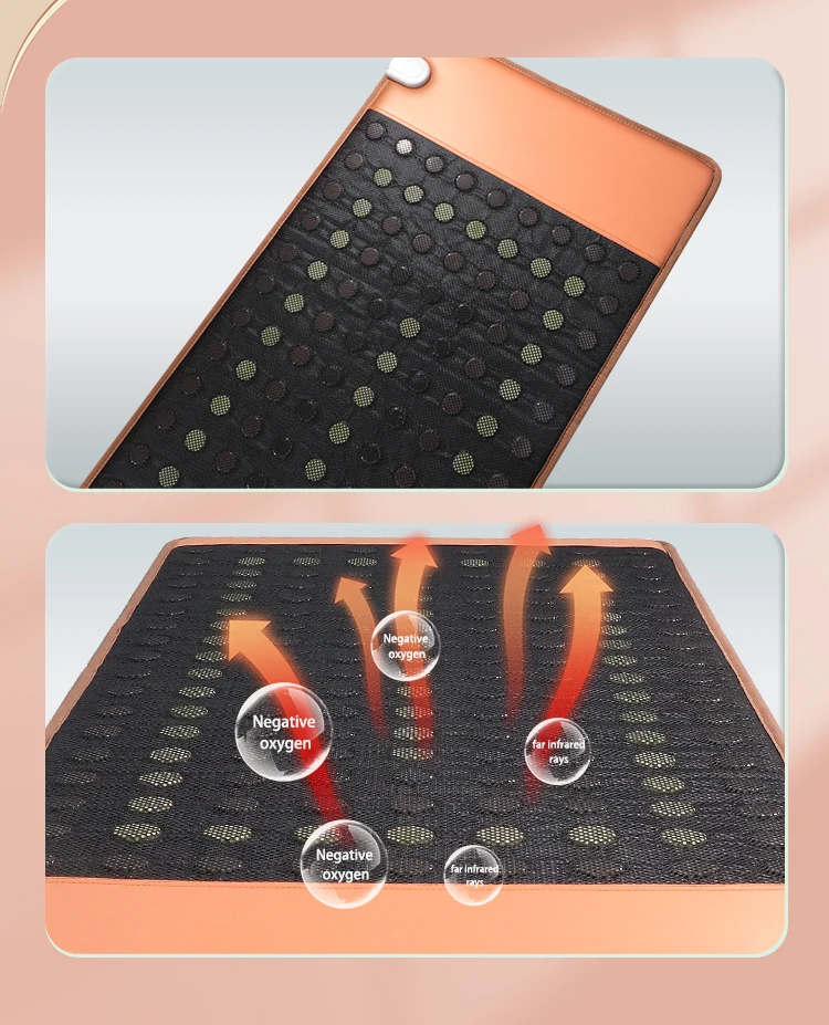 Heated Jade Fatigue Relief Massage Pad PEMF Magnetic Therapy