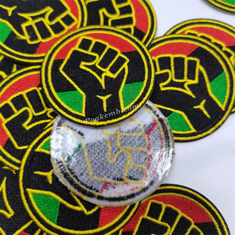 Afro Lady Graduate Digital Embroidery Scheme Embroidered Patch African ...