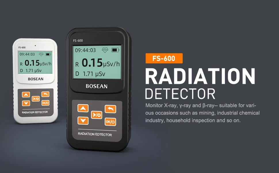 High Accuracy Radioactive Detector Meter - Beta Gamma X Ray Data Tester