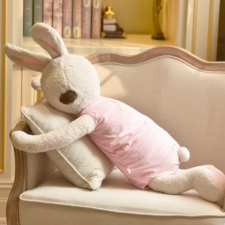 Plush Toy Rabbit Custom Stuffed Cartoon Shape Long Legs Soft Custom ...