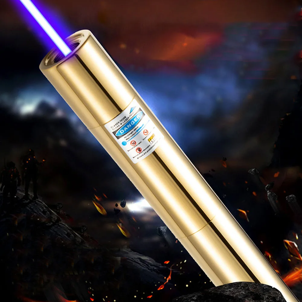 Alibaba.com: Blue Laser Pointer 520nm, gold-colored, powerful output ...