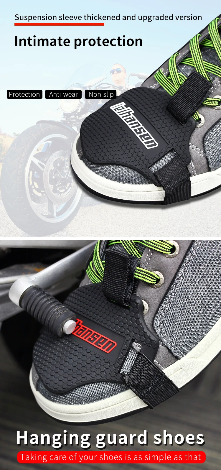 Motorcycle Shift Protection - Durable Rubber Covers