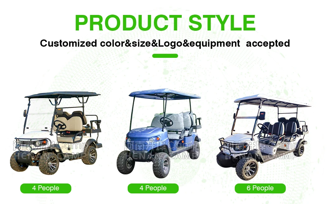 CAMP Cheap Chinese Electric Golf Cart for Sale 4 Seater Lithium 72V ...