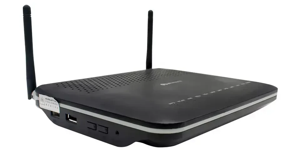 Hg8245 Black Ftth Wifi Router Modem 4fe +2tel+wifi Gpon Onu Ont - Buy ...