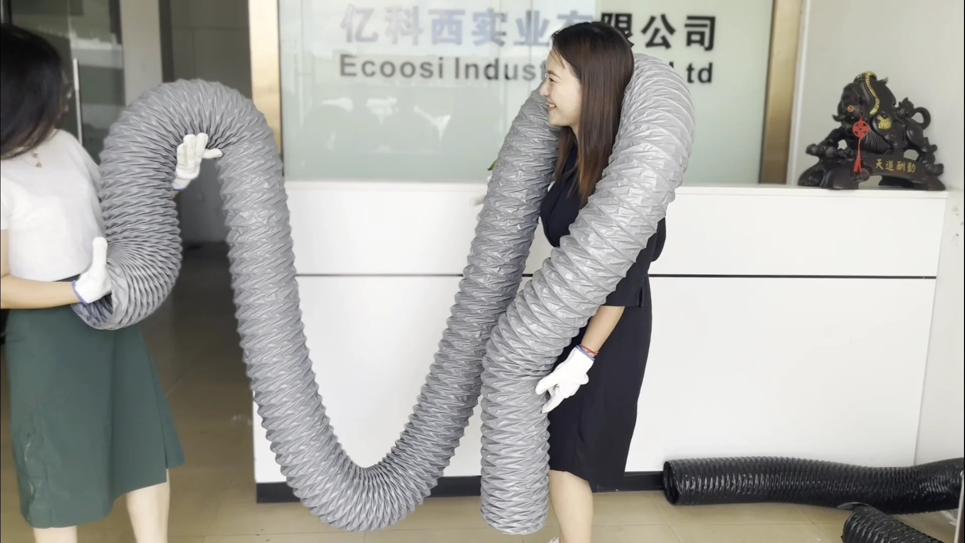 Pvc Fabric Ducting Air Ventilation Hose Flexible Pipe Manufacturer ...