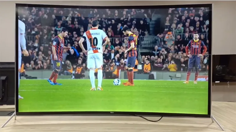 55inch Curved Led Tv Screen Ultra Hd 4k Television 55 Inch Smart Tv ...