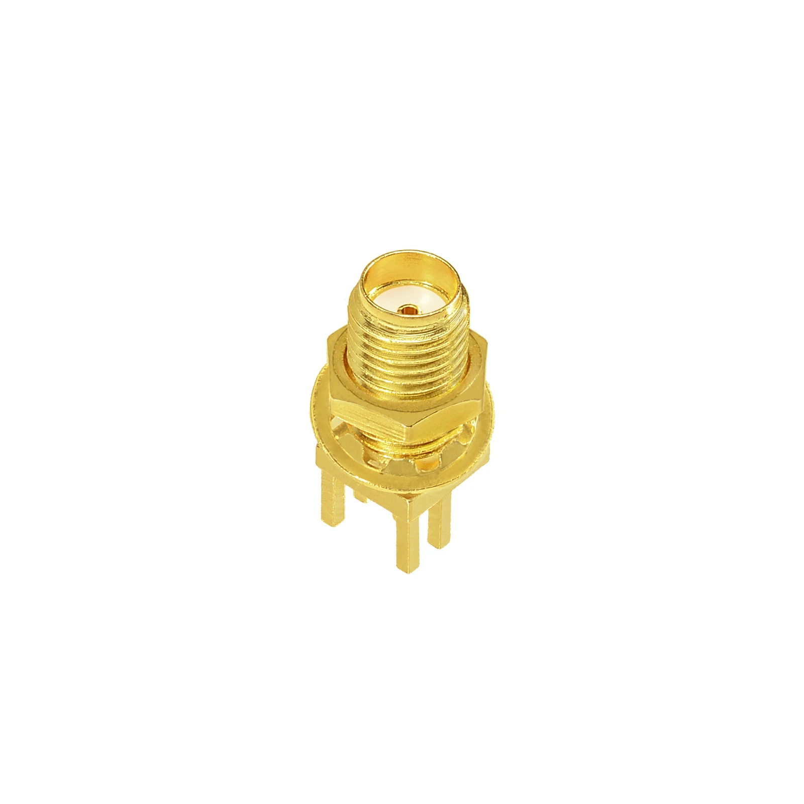 SMA Female Nut Bulkhead Jack - 50 Ohm RF Coaxial Connector