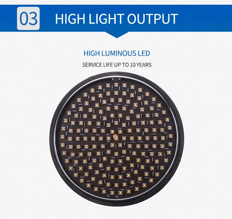 170LED Orange Yellow Flashing Light Solar Amber LED Traffic Warning ...