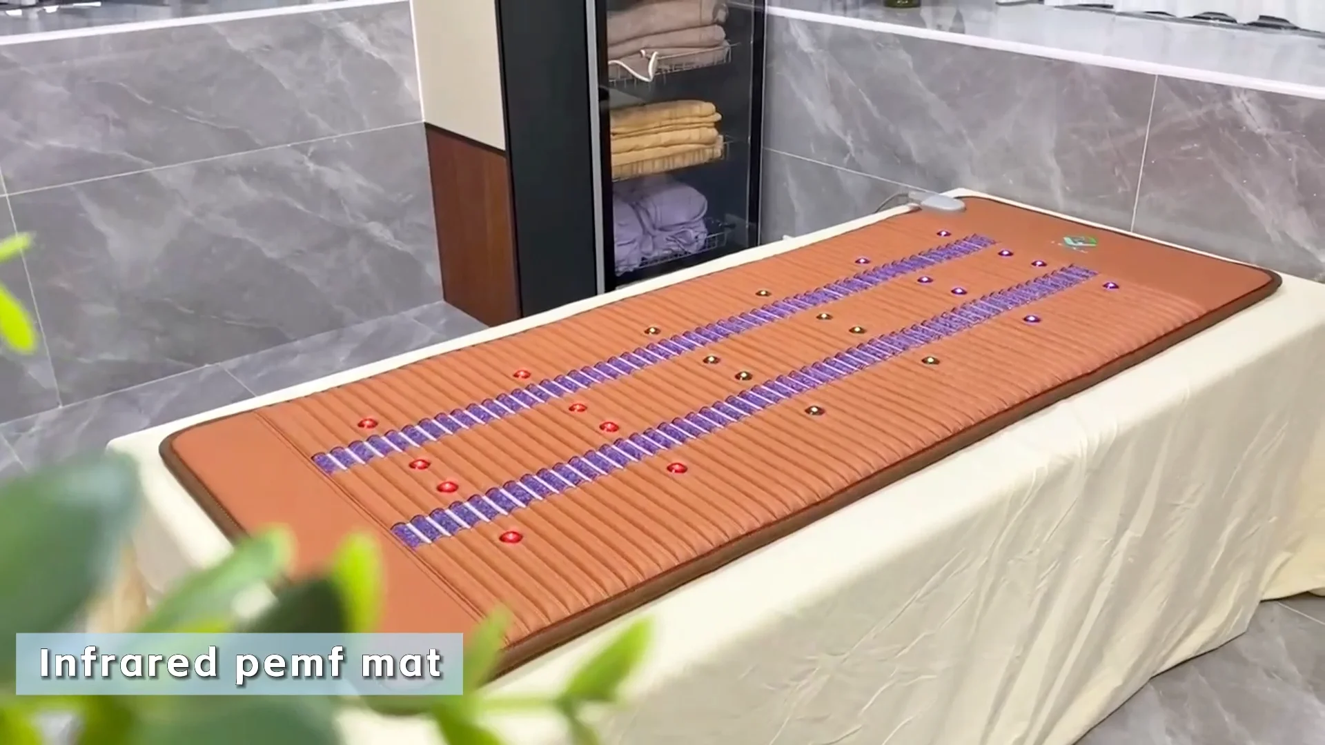 Higher Dose Infrared Pemf Mat Amethyst Stone Therapy Mat Heated ...