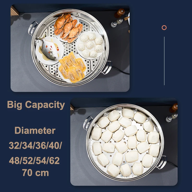 Commercial Dumpling Steamer Multiple Layer Cooking Pot Cookware Pot ...