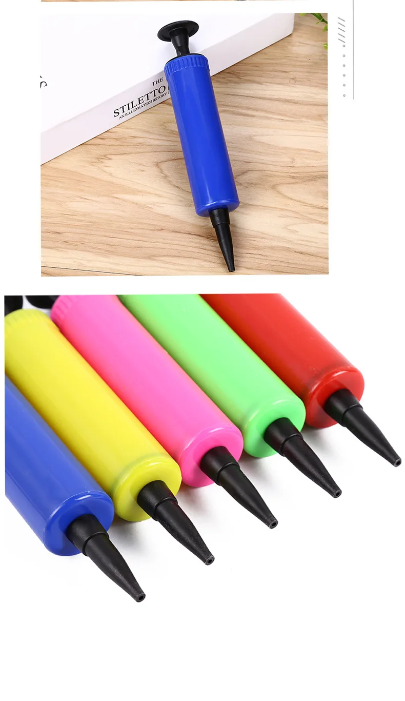 Mini Plastic Hand Balloon Pump, Randomly Color for Foil and Latex ...