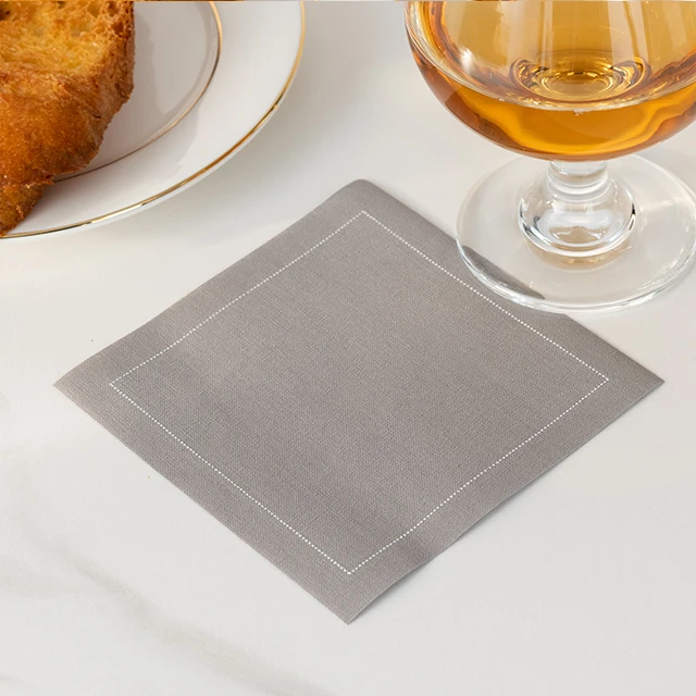Tear off Cotton Napkin Linen Look - Perfect for Restaurants
