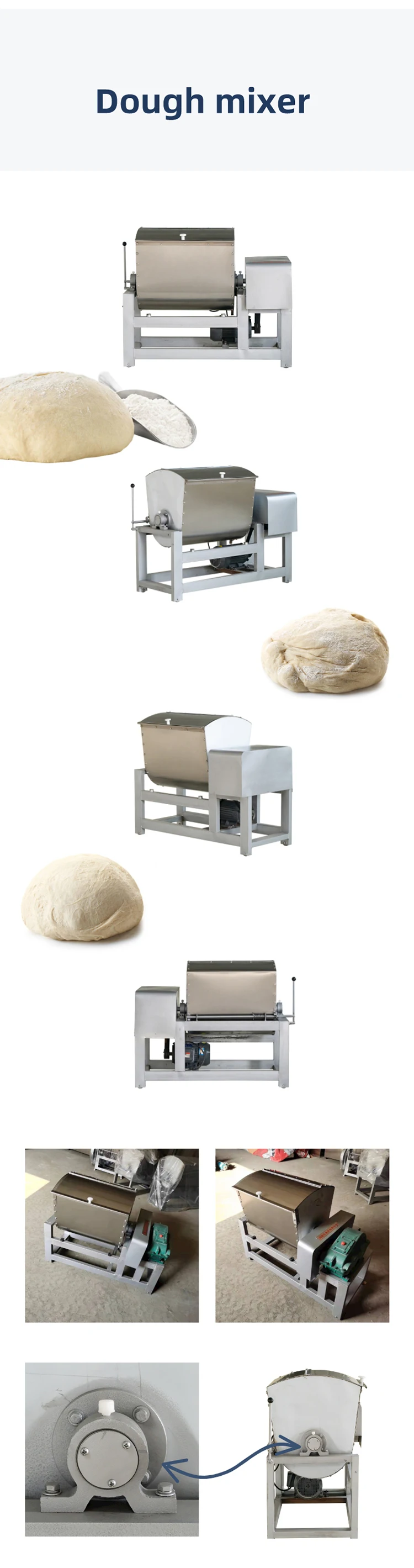 Cheap Home Industrial Commercial 10kg Cake Bread Dough Mixer Machine ...