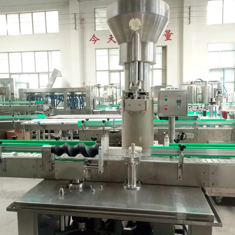 Fully Automatic Bottles Corking Machine - Efficient & Reliable