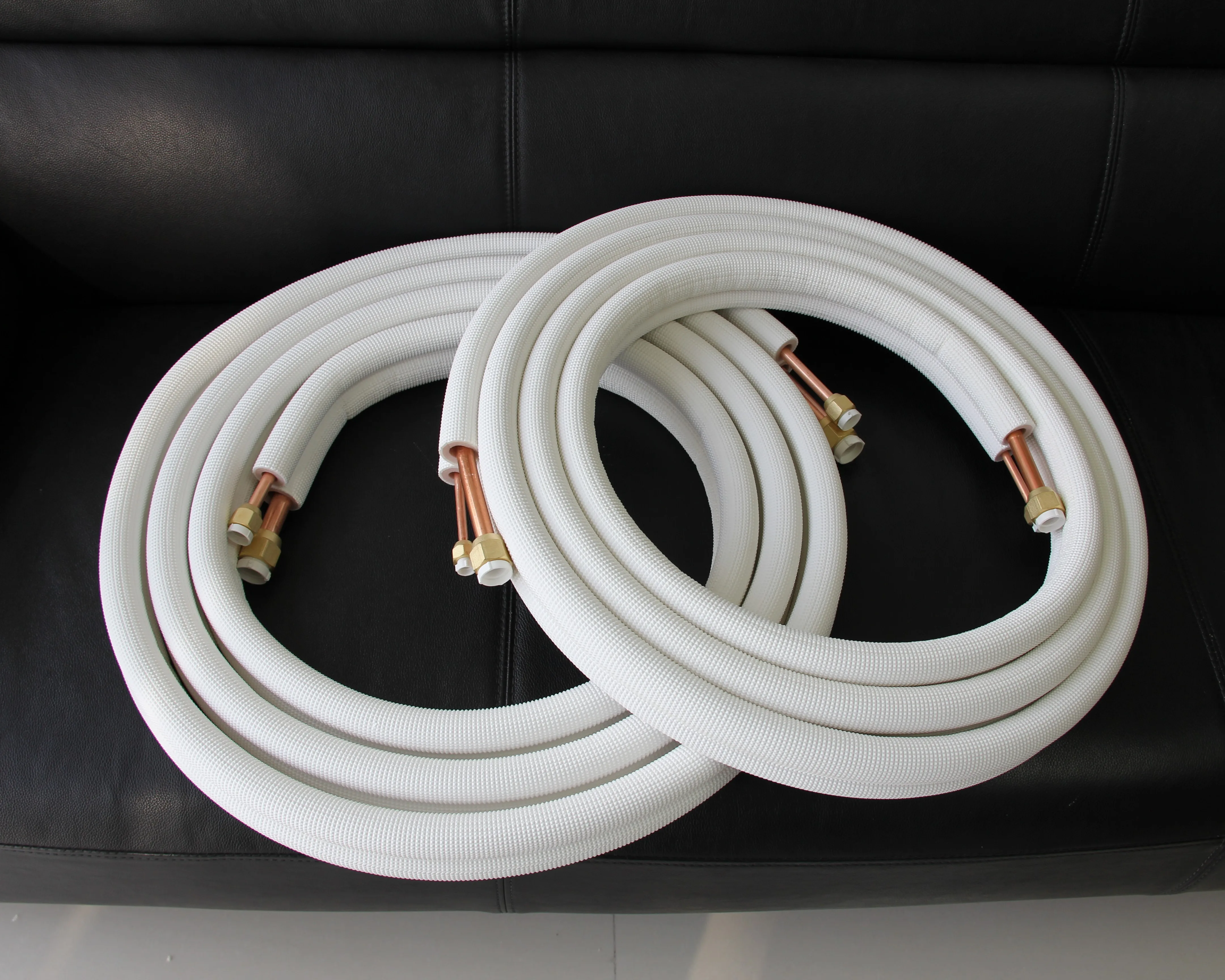 3/8" Insulated Copper Pipe Manual Air Conditioner Fitting Eco-Friendly ...