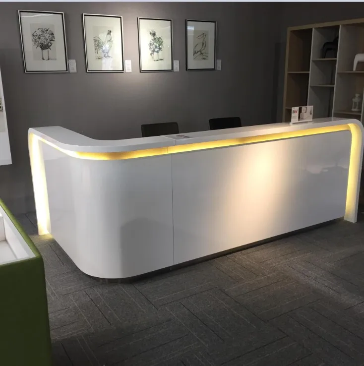 Small Reception Desk French Style - Aiweiluo Office Furniture