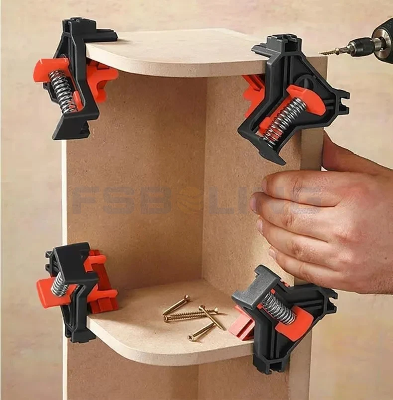 Adjustable Spring Loaded Right Angle Woodworking Clamp - Buy Picture ...