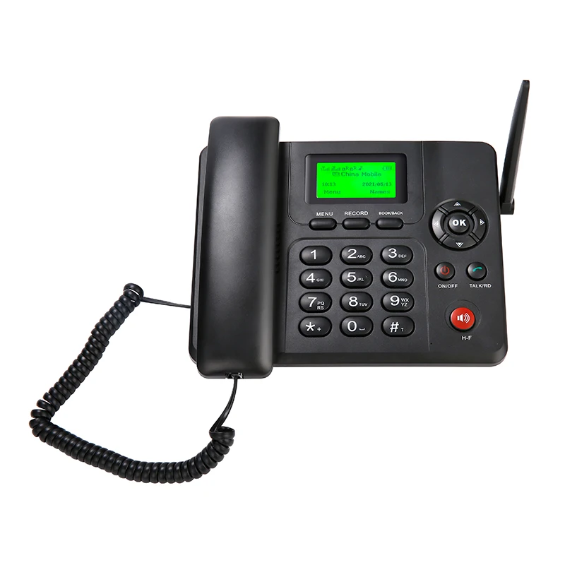 GSM Wireless Desk Phone with Dual SIM Card/recording 602