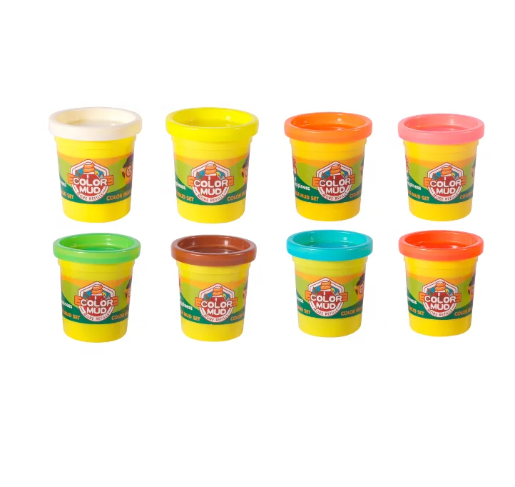 8 Pcs Pack Playdough Kit Modeling Clay Polymer Clay Set for Kids Play ...