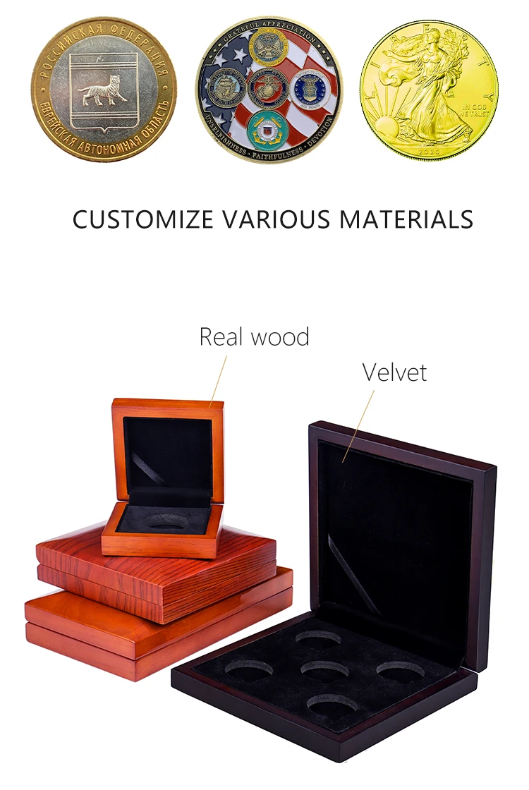 High Quality Luxury Custom Logo Gold And Silver Coins 1 2 3 4 Slots ...