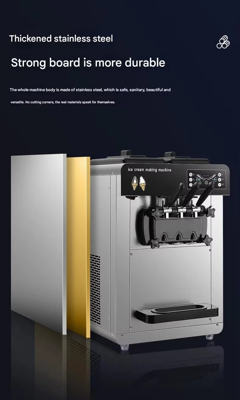 Full Automatic Professional Ice Cream Machine With Single Flavor ...