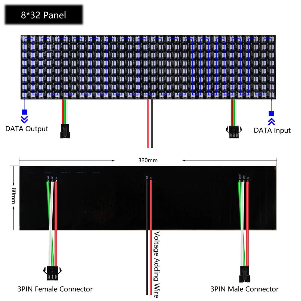 WS2812B LED Panels - Flexible, Addressable Lighting Solutions