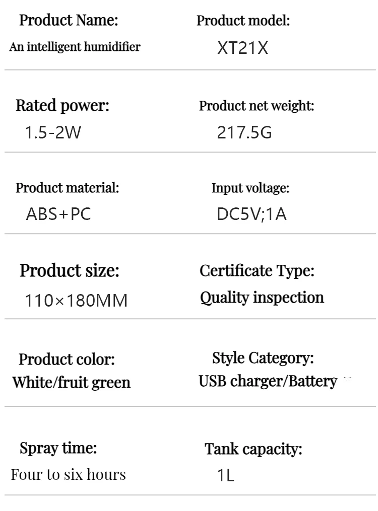 Hot Seller Oem 2024 Humificador Ultrasonic Air Humidifier Led Mini ...