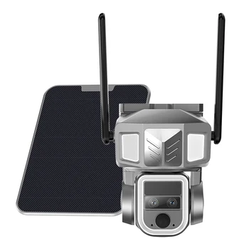 4g Low Power Solar Powered Camera Human Motion Tracking 20x Zoom Solar ...