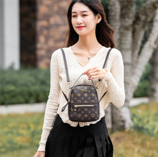 Fashion Small Ladies Mini Bag Women's Leather Backpacks For Girls - Buy ...