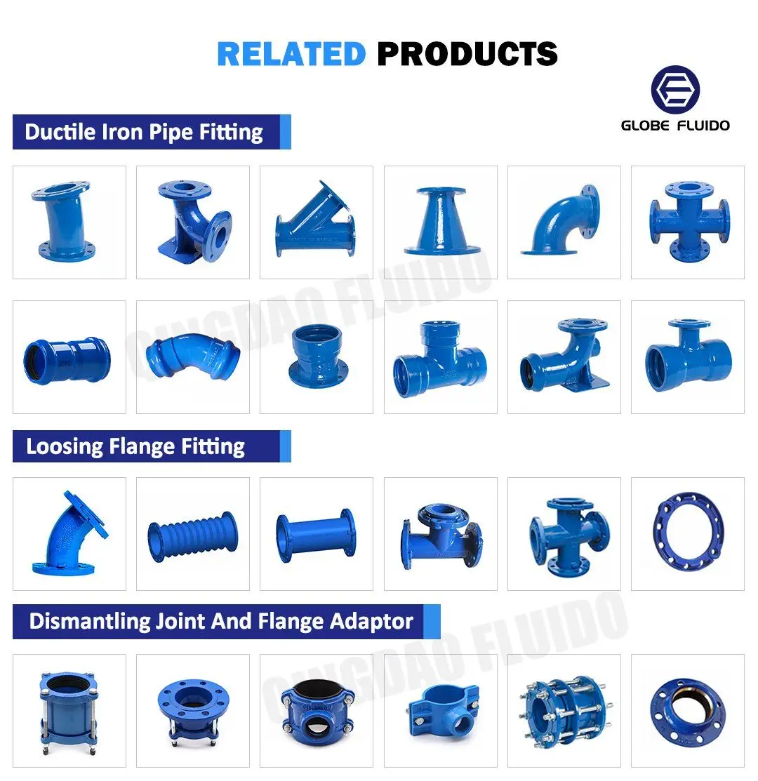 Customized Low Pressure Restrained Flange Adaptor for HDPE Pipes