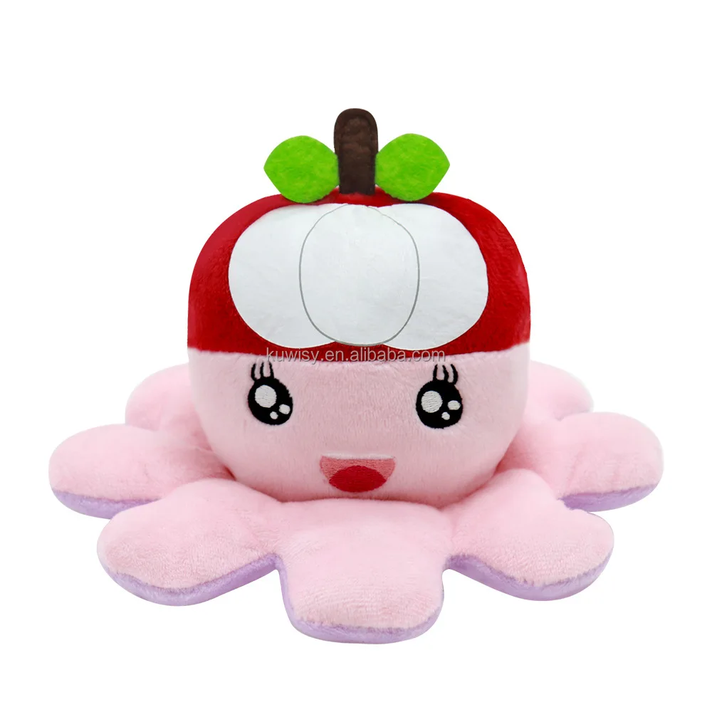 2024 Ama Zon Soft Stuffed Animals Toys Fruit Octopus Flip Reversible ...